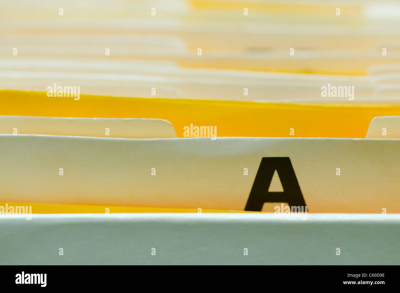 File index tabs Stock Photo - Alamy