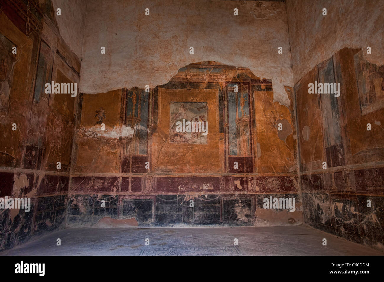Pompeii Italy ruins of ancient city after the destruction by eruption ...