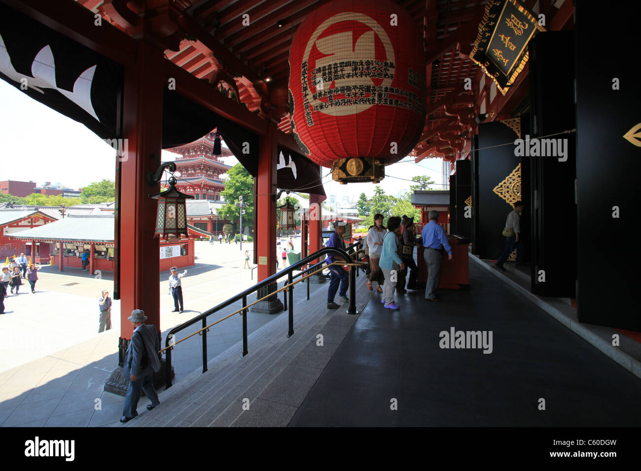 Asakusa temple in Tokyo, Japan Stock Photo - Alamy