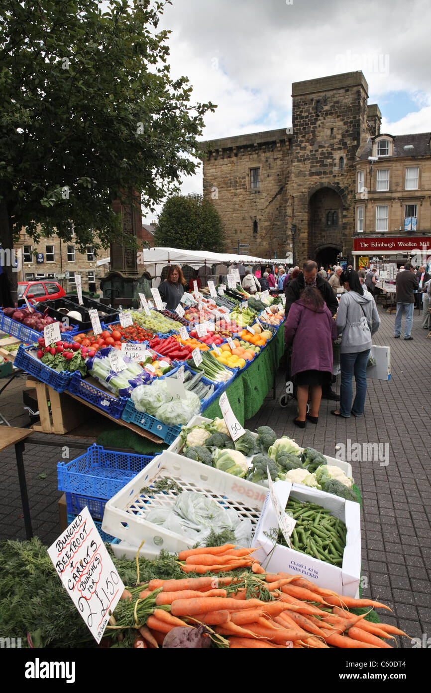 Hexham northumberland market hi-res stock photography and images - Alamy