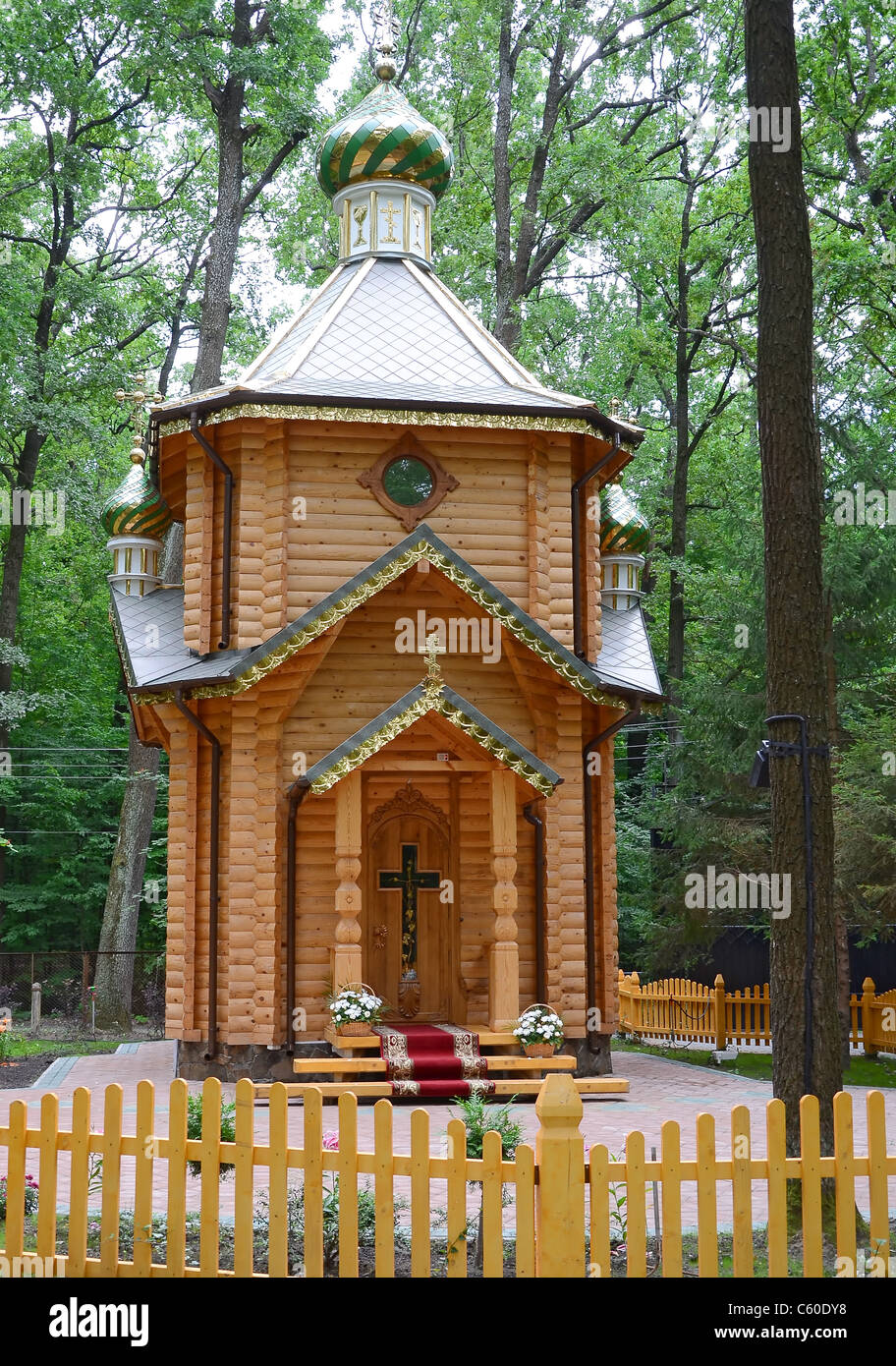 a church made out of wooden Stock Photo - Alamy