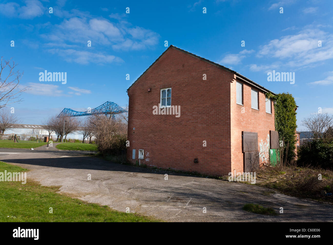 Derelict house, Middlesbrough, Teesside Stock Photo - Alamy