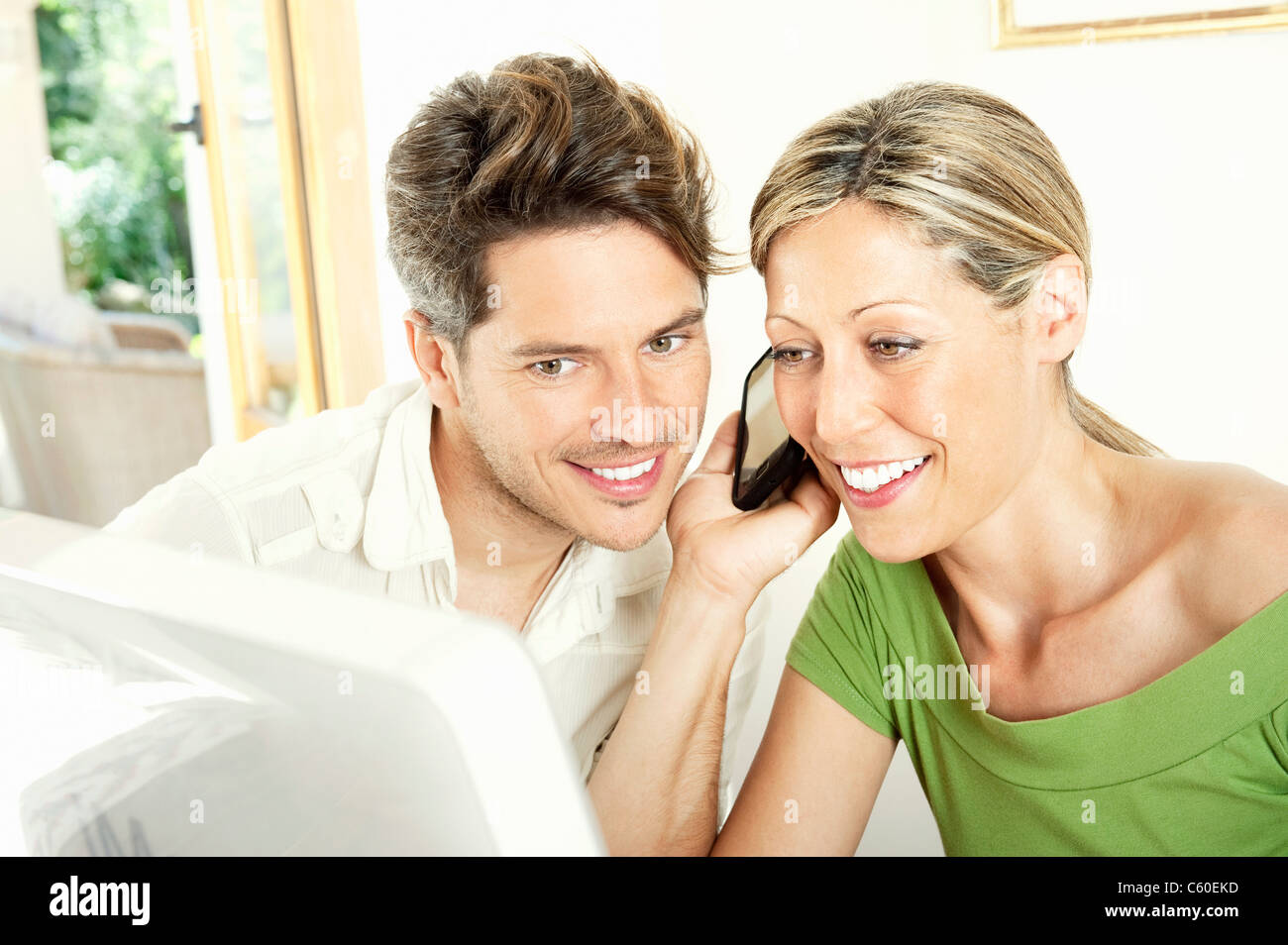 Mobile phone eavesdropping hi-res stock photography and images - Alamy