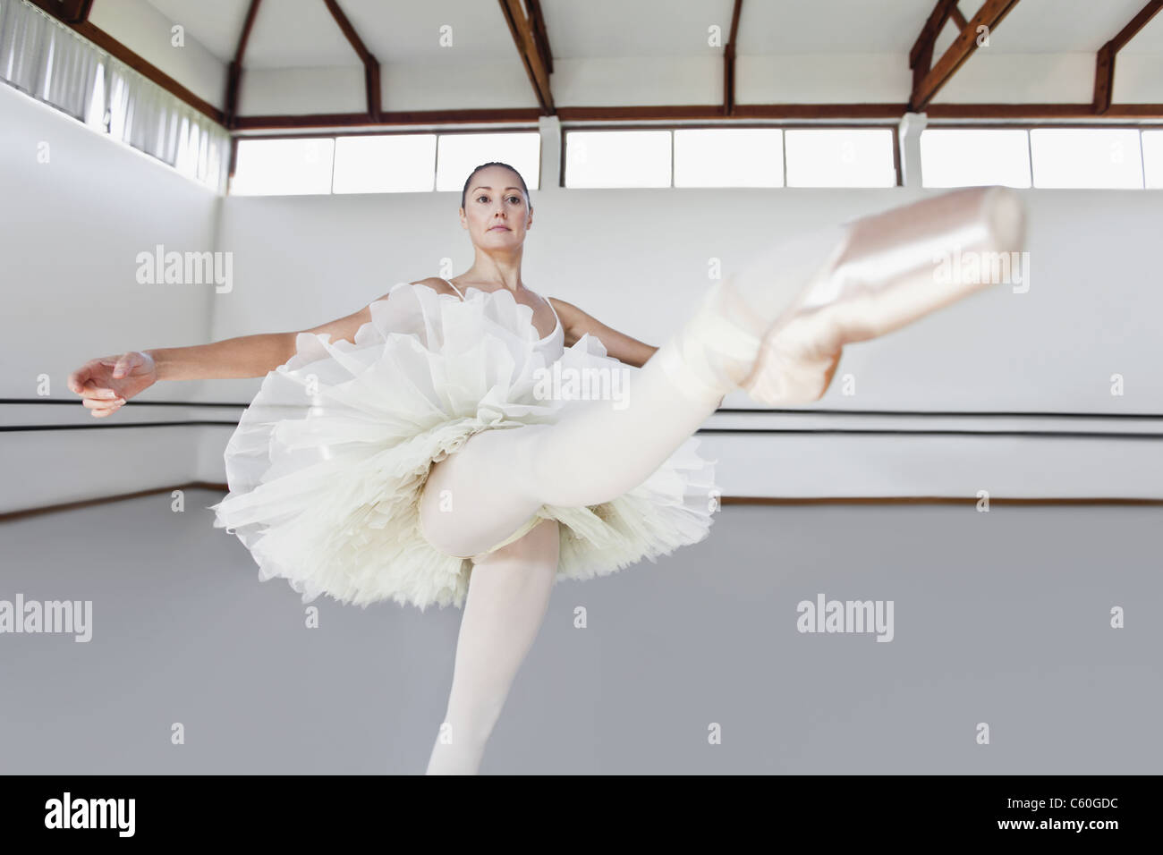 Woman in ballet costume dancing Stock Photo - Alamy