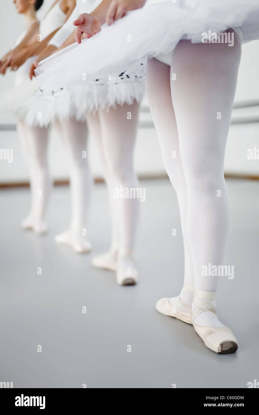 Ballet dancers standing in studio Stock Photo - Alamy