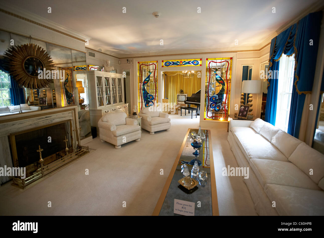 Graceland elvis presley interior hi-res stock photography and images ...