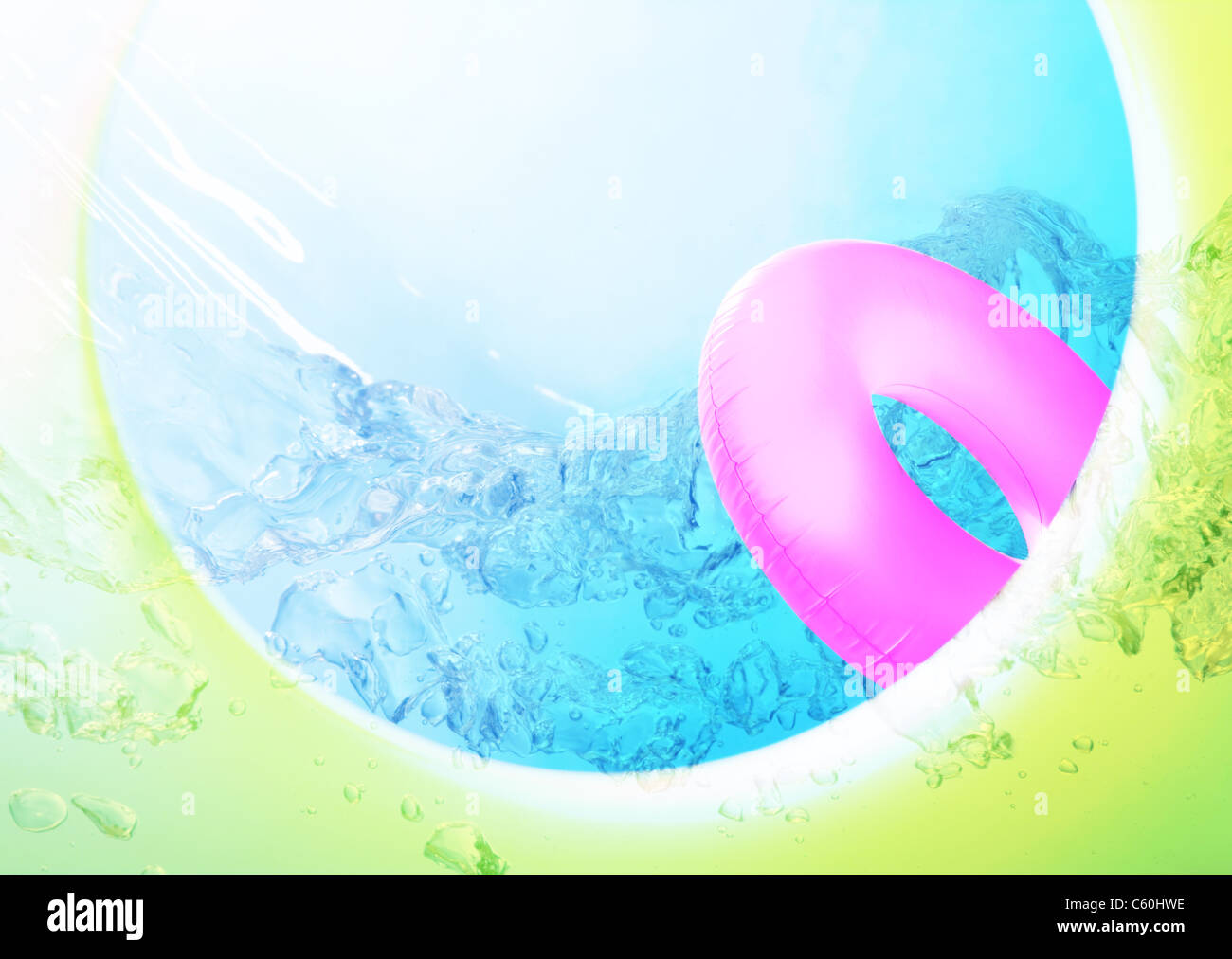 Inner tubes and bubbles Stock Photo - Alamy