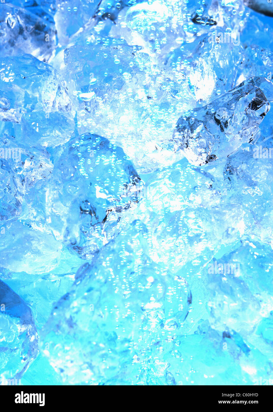 Ice and bubbles Stock Photo - Alamy