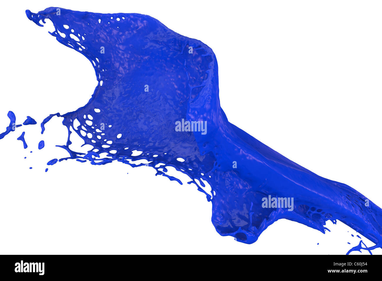 Dark Blue Paint Splash