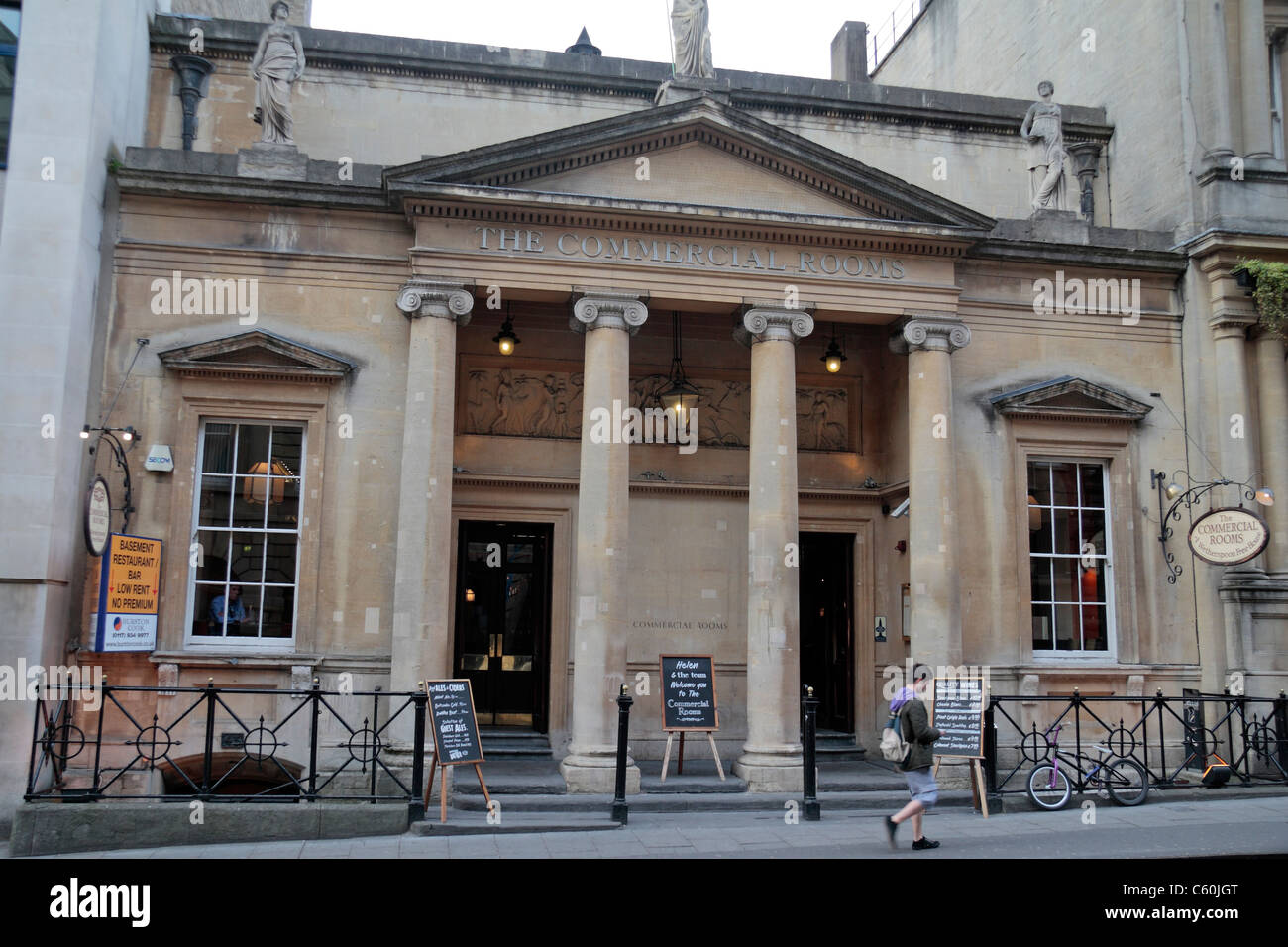 The Commercial Rooms, now renovated into a public house, Corn Street ...