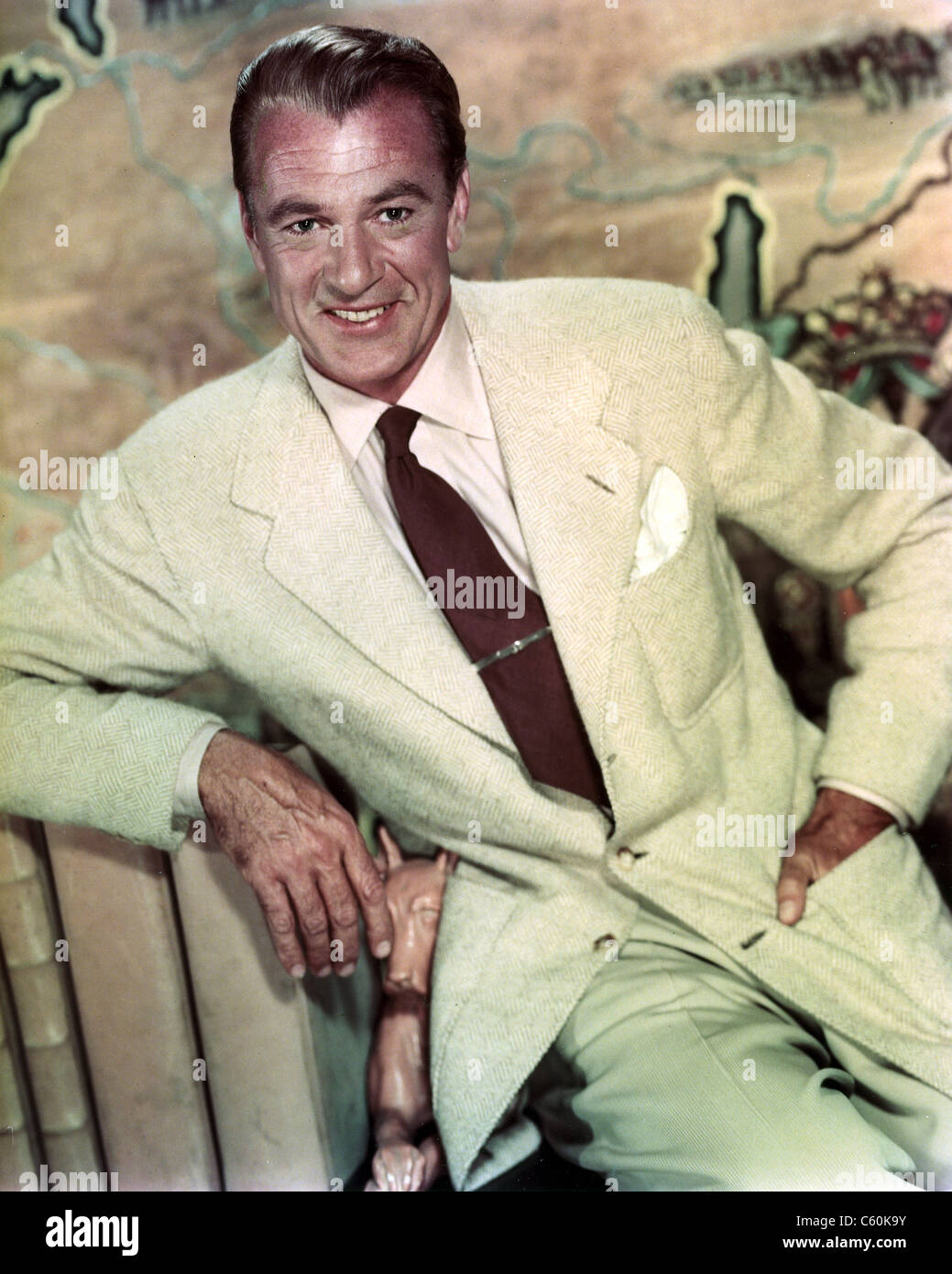 GARY COOPER (1901-1961) US film actor about 1950 Stock Photo - Alamy