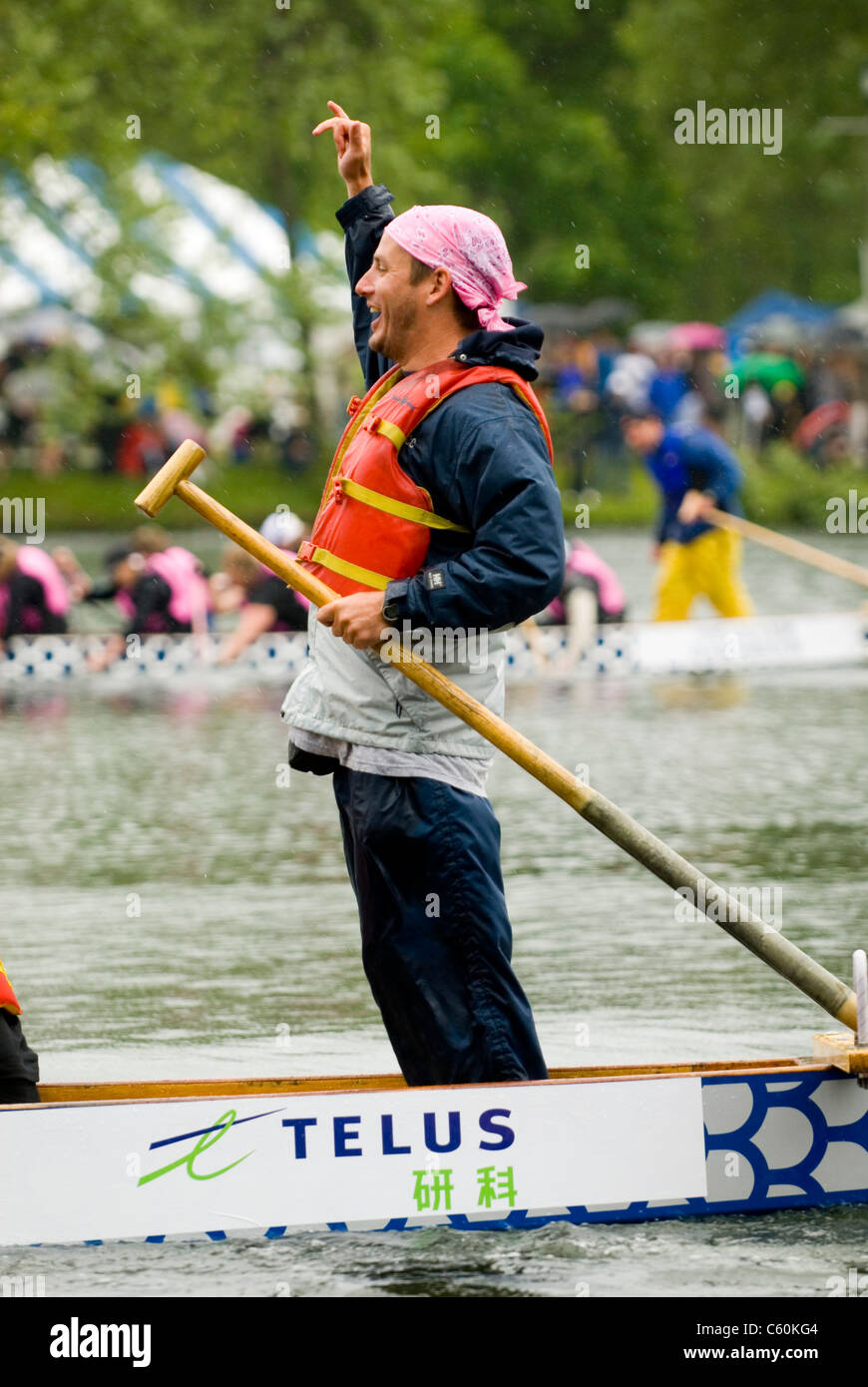 Piranhas DBC Dragon Boat racing at the21st TELUS Toronto International ...