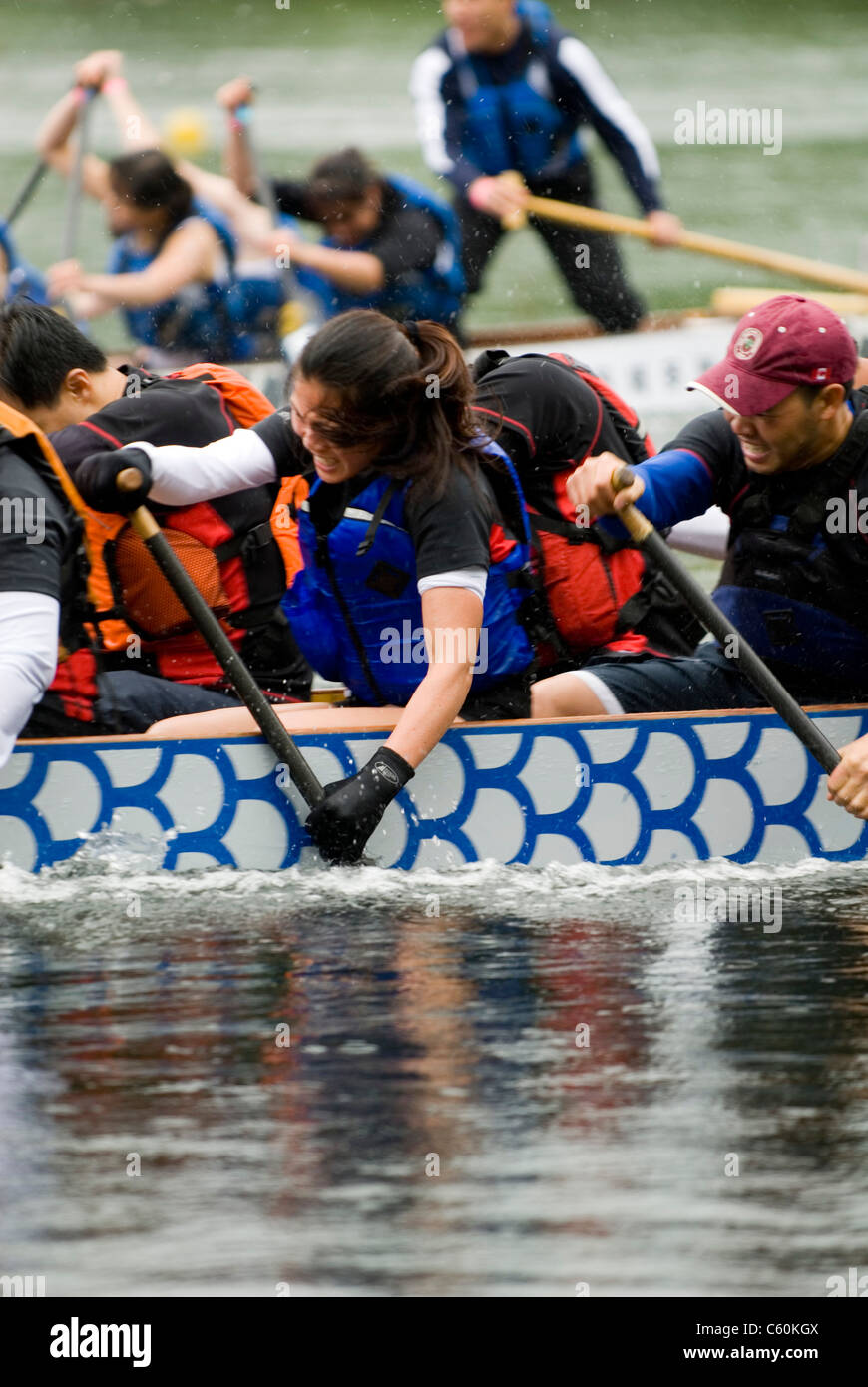 Riptide DBC Dragon Boat racing at the21st TELUS Toronto International ...
