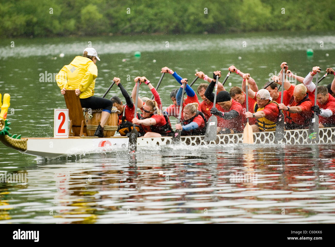 Alliance DBC Dragon Boat racing at the21st TELUS Toronto International ...