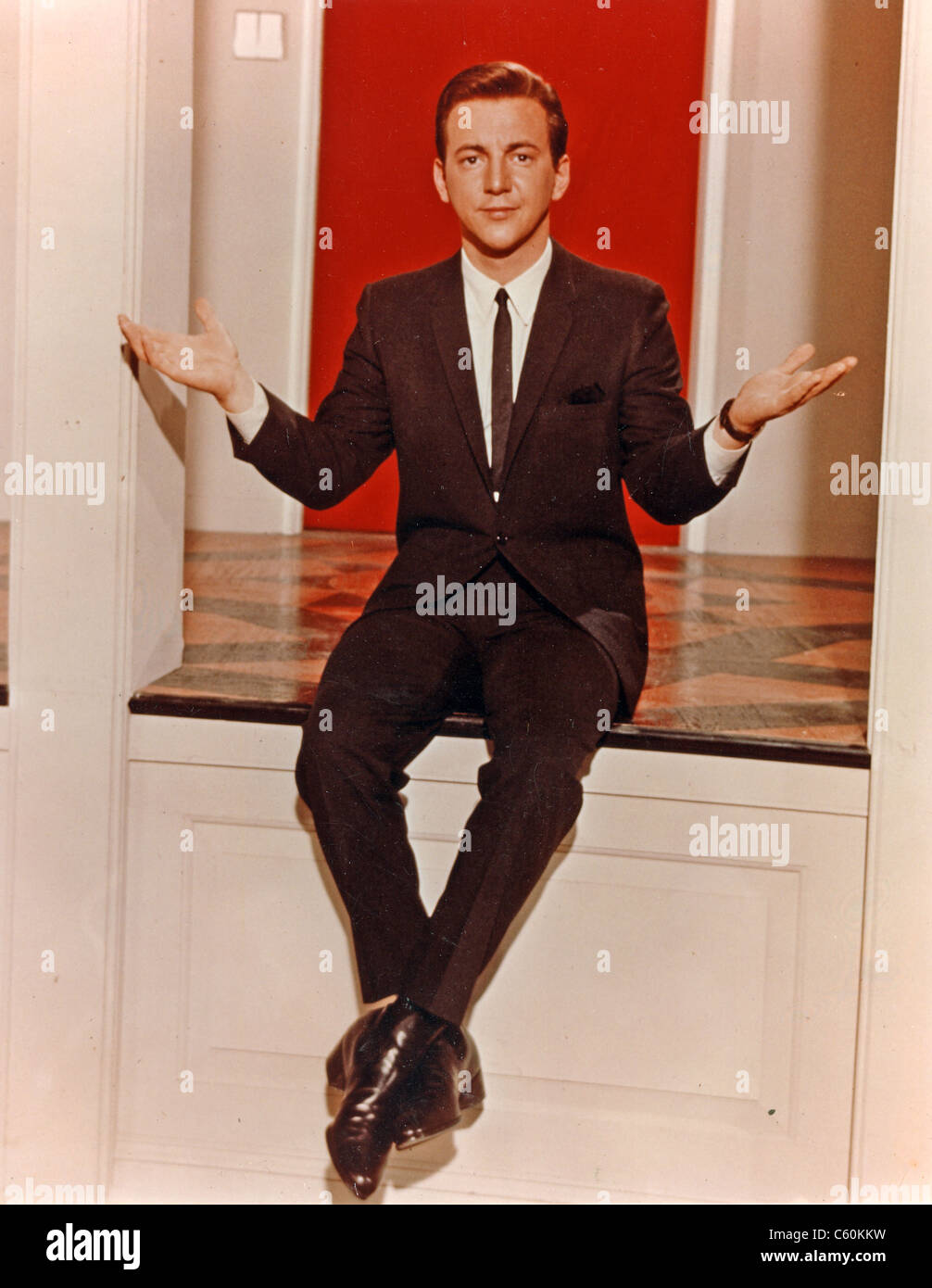 BOBBY DARIN (1936-1973) US singer and film actor about 1960 Stock Photo ...