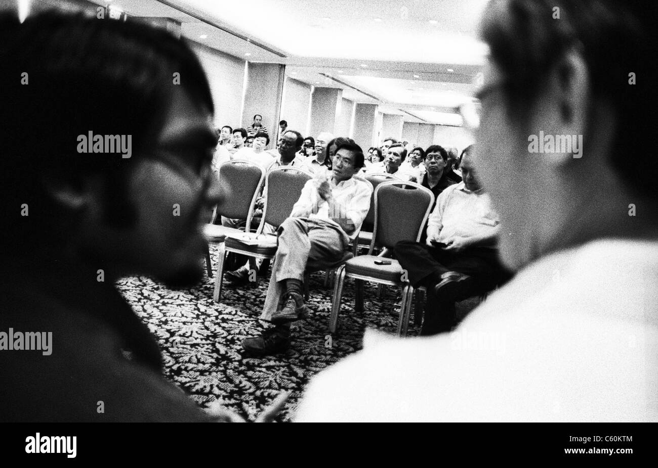 dr chee soon juan, seelan palay and audience at a singapore democratic ...