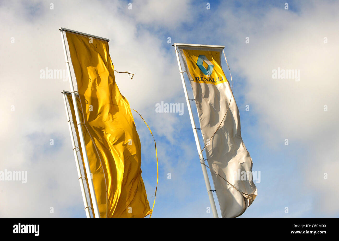 Renault flag hi-res stock photography and images - Alamy