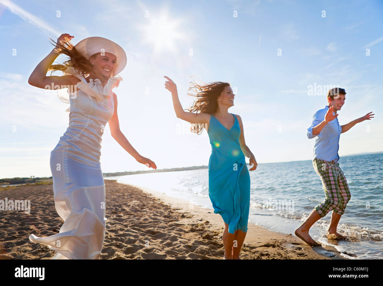 Young man dancing walking hi-res stock photography and images - Alamy