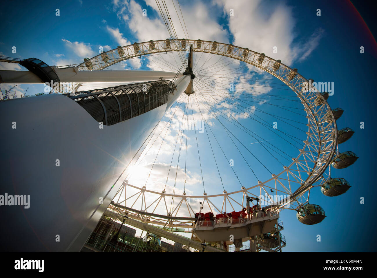 London Eye ferris wheel Stock Photo - Alamy