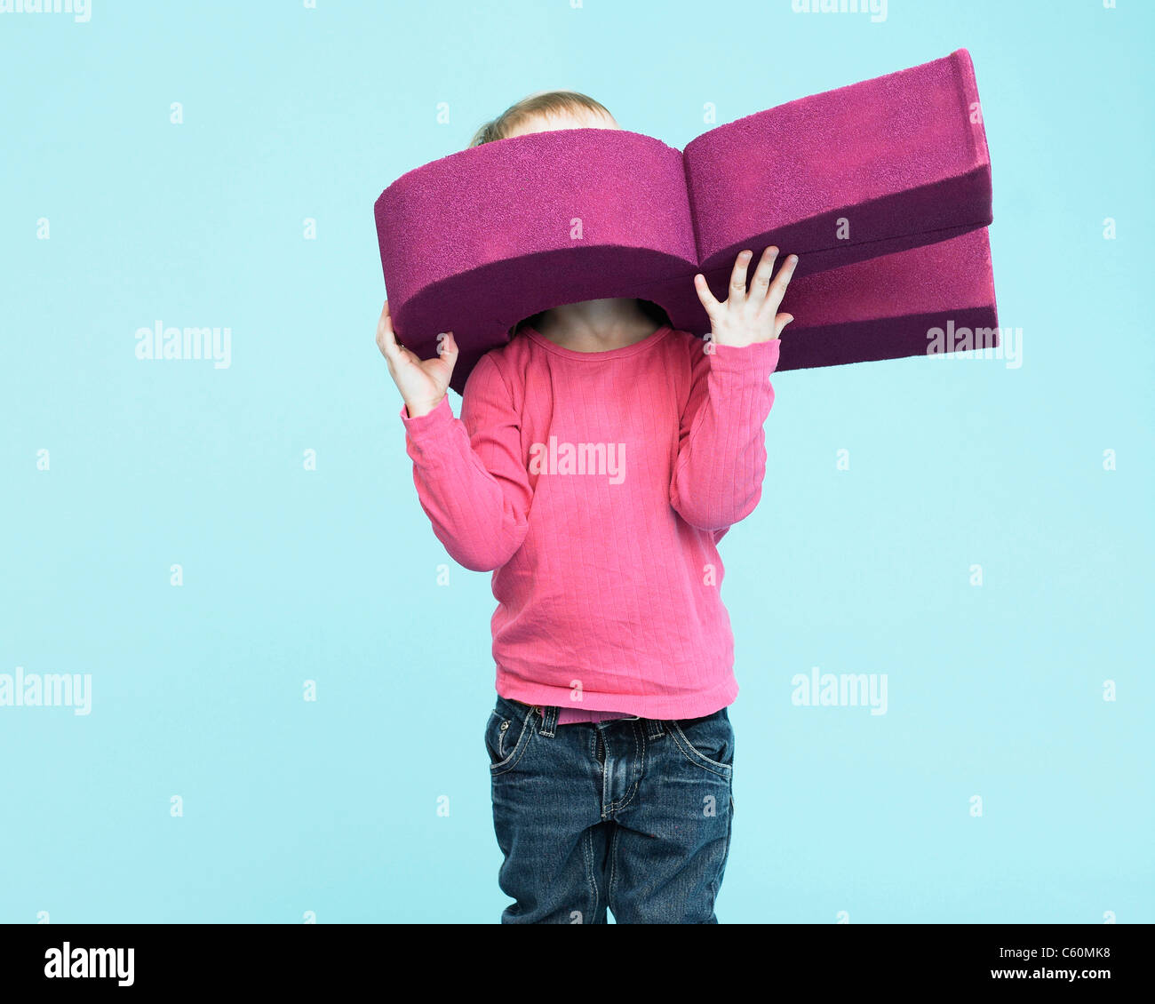 Toddler playing with oversize letters Stock Photo - Alamy Toddler playing with oversize letters Stock Photo - Alamy