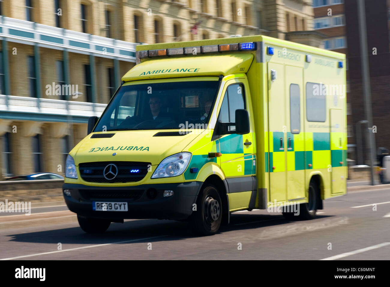 Ambulance with emergency lights High Resolution Stock Photography and ...