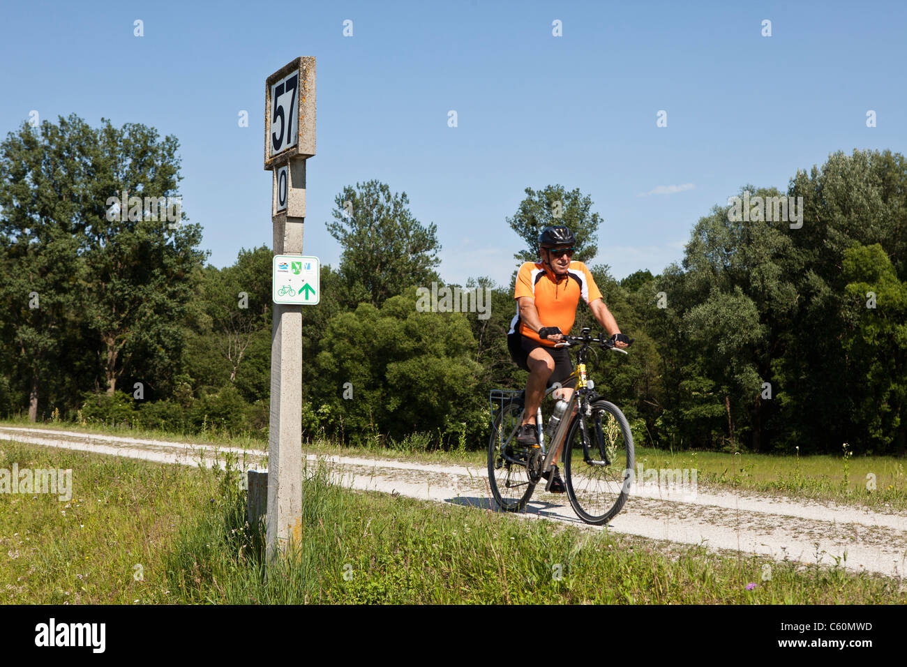 Seniors biking europe hi-res stock photography and images - Alamy