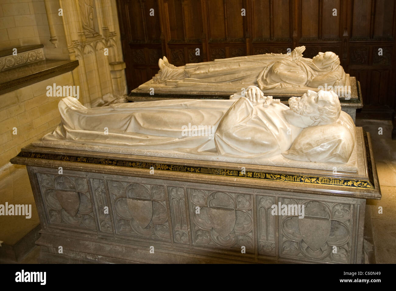 Arundel Castle Catholic Fitzalan Chapel built circa 1380 tombs 14th ...