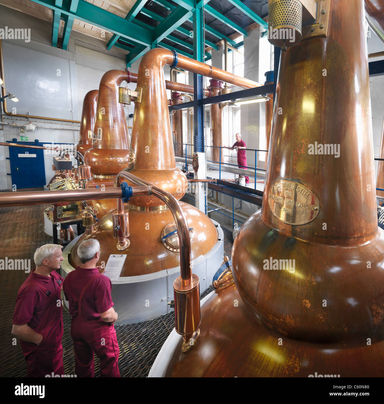 Whiskey distillery worker hi-res stock photography and images - Alamy