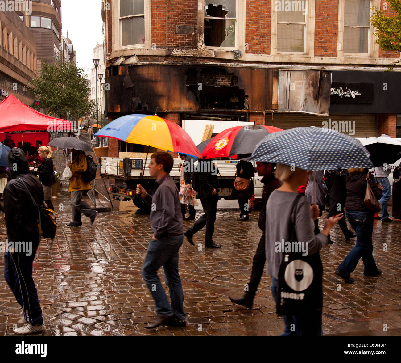 Riot miss selfridges burn hi-res stock photography and images - Alamy