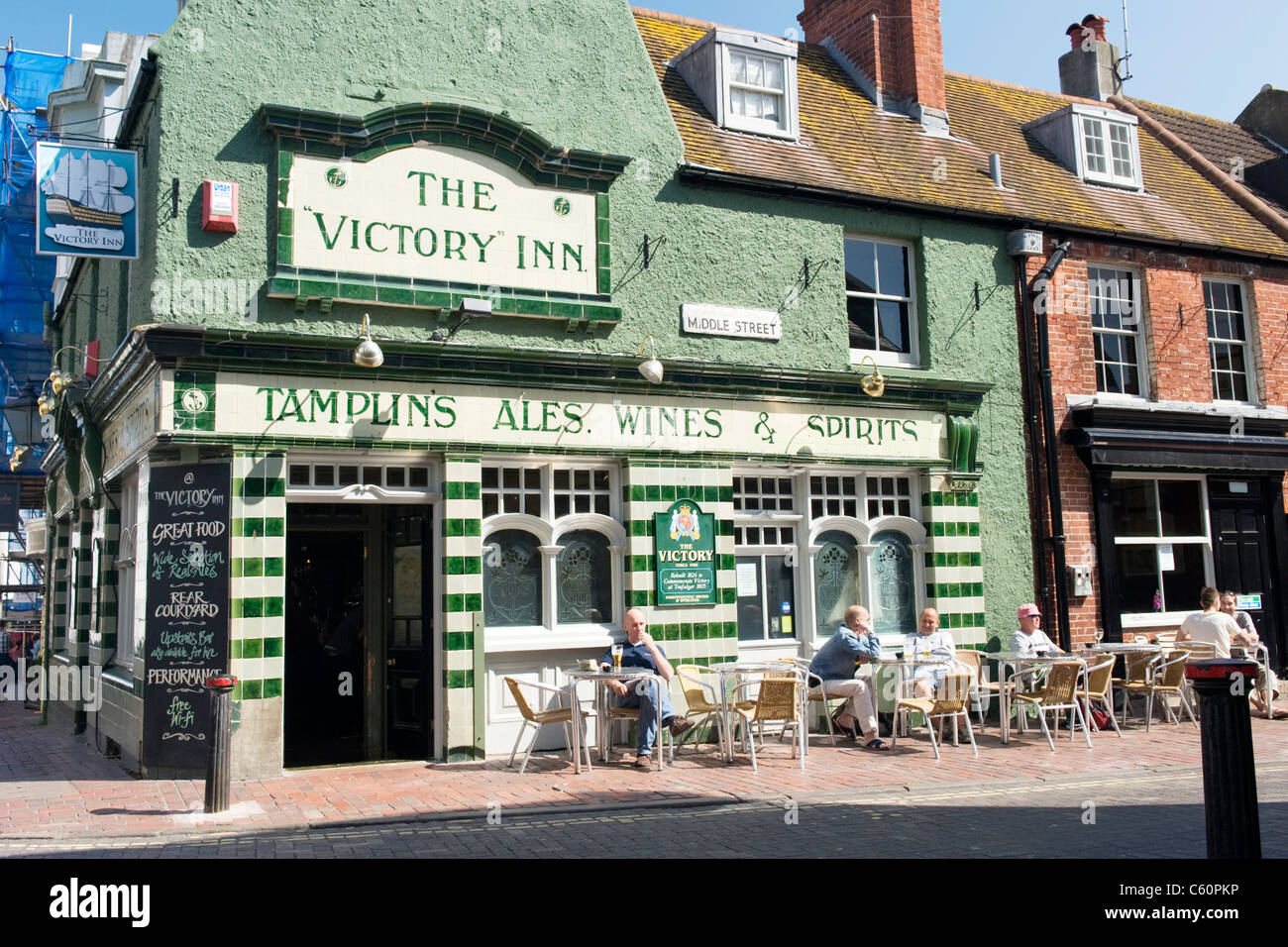 Brighton East Sussex Middle Street The Victory Inn traditional pub ...