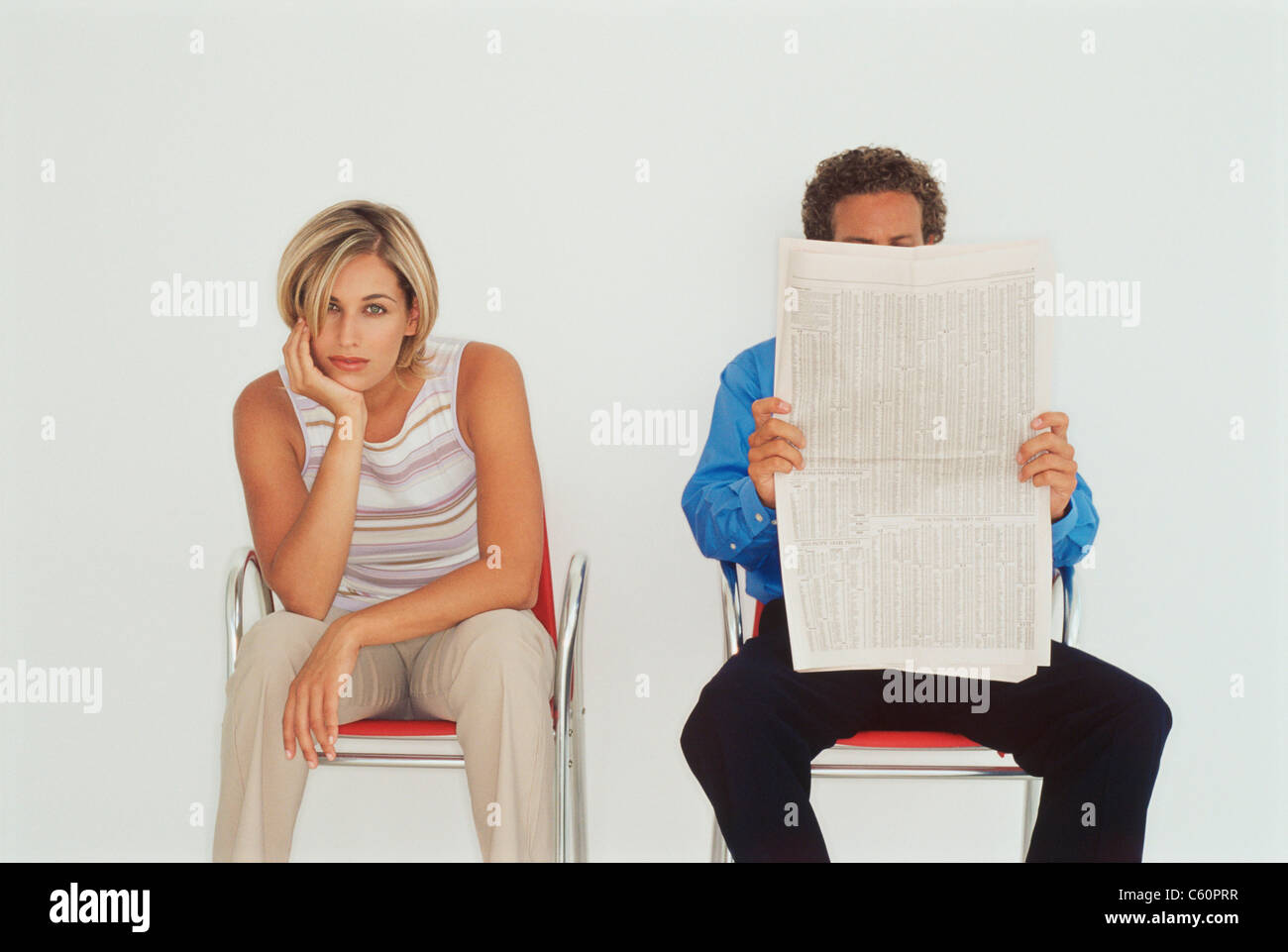 Business people sitting together Stock Photo - Alamy