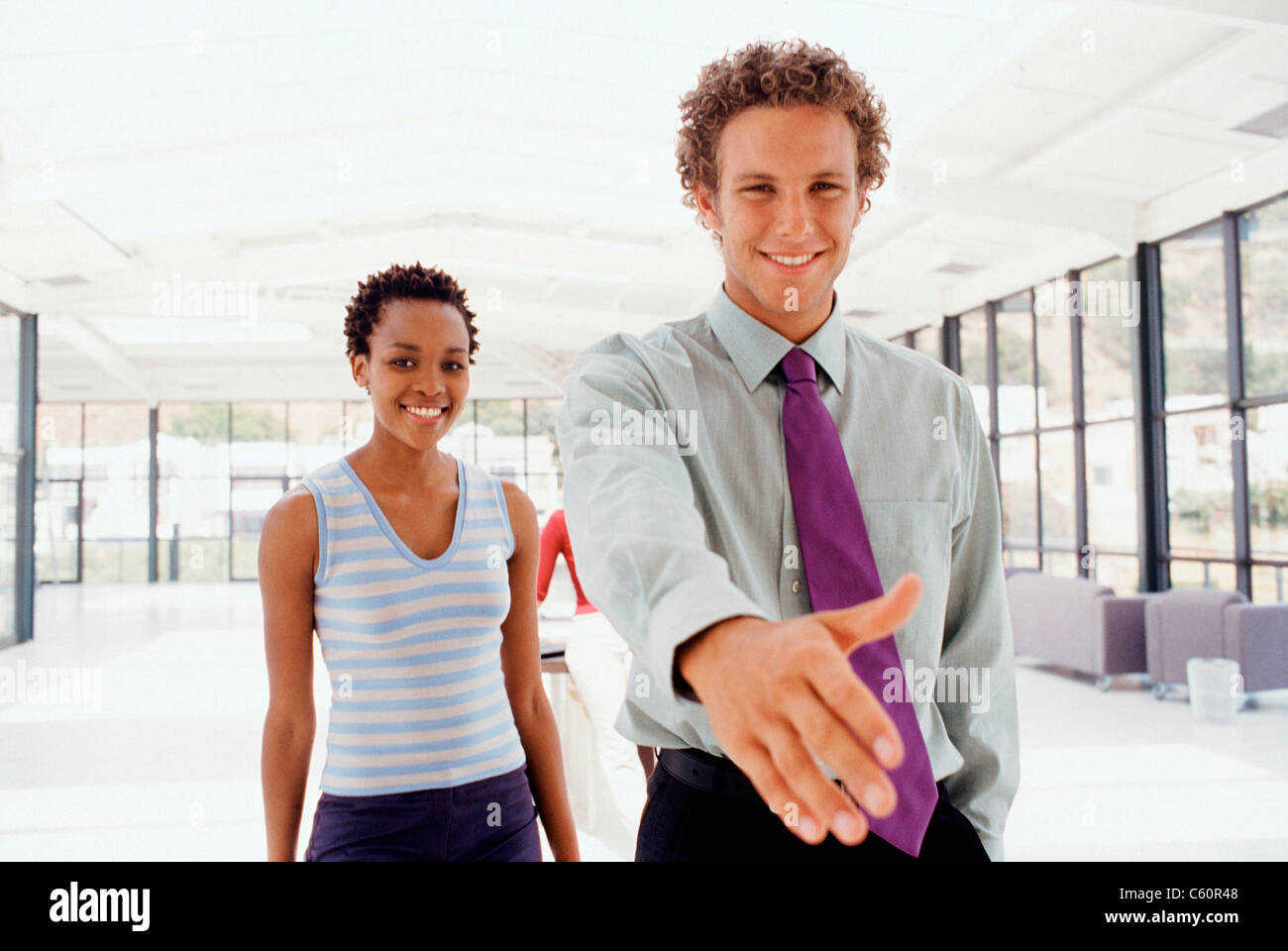 Extending arms hi-res stock photography and images - Alamy