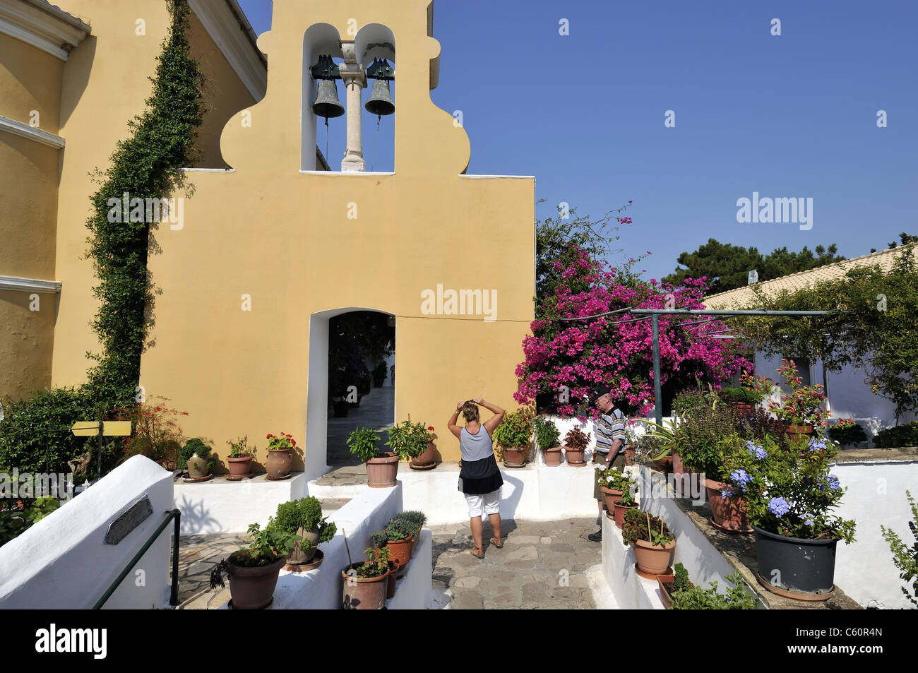 Monastery of Paleokastritsa, Corfu island, Greece Stock Photo - Alamy