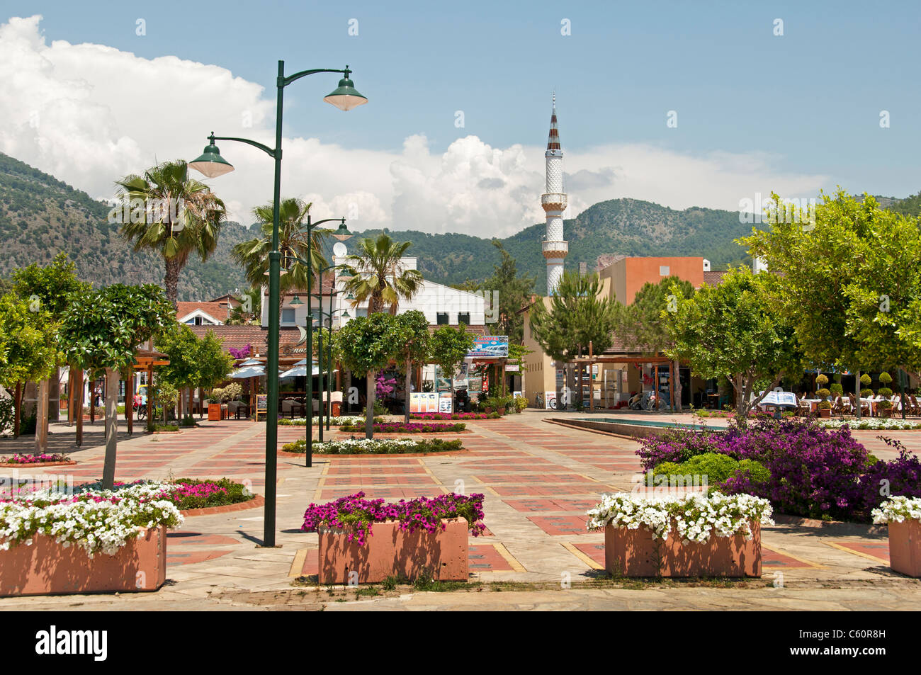 Port Harbor Gocek Marina near Fethiye Turkey Turkish Stock Photo - Alamy