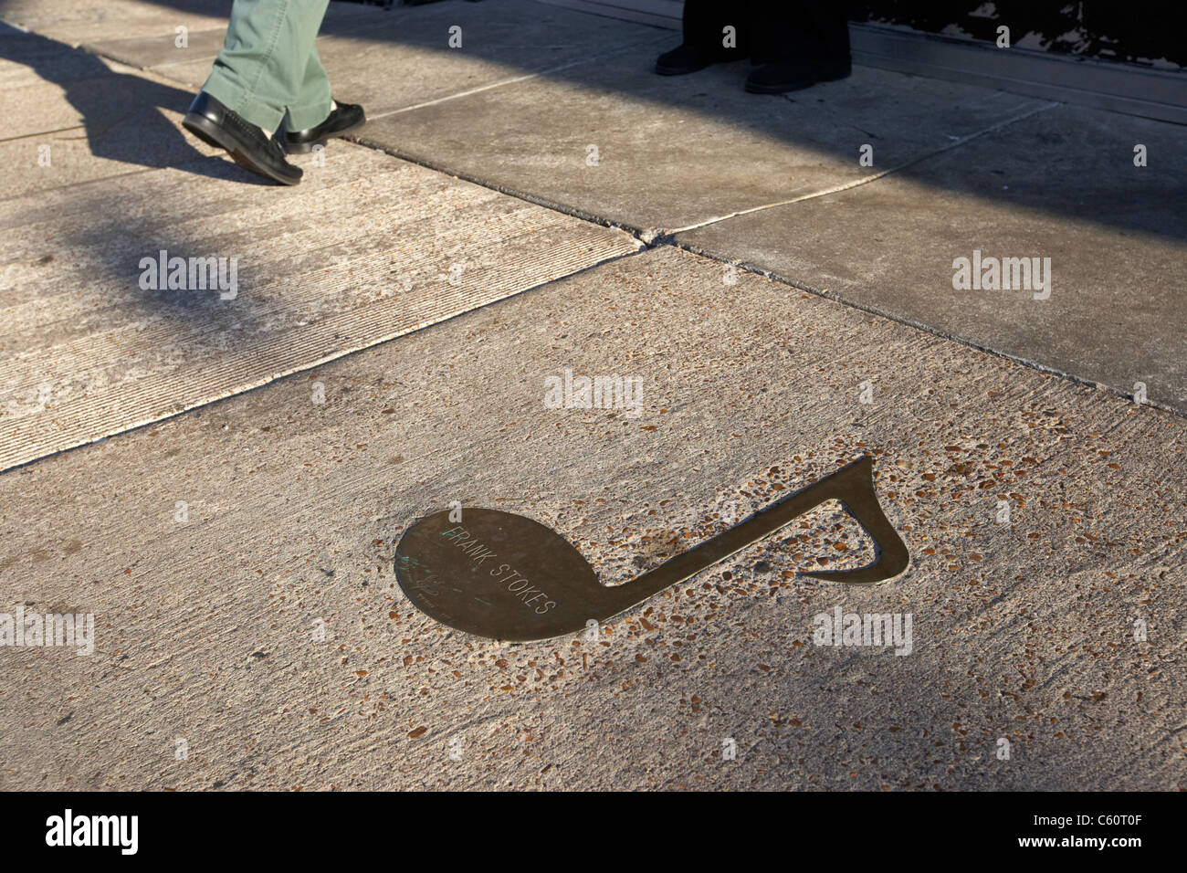 frank stokes beale street brass note walk of fame memphis tennessee ...