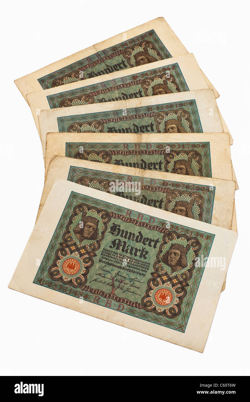 Reichsmarkschein hi-res stock photography and images - Alamy
