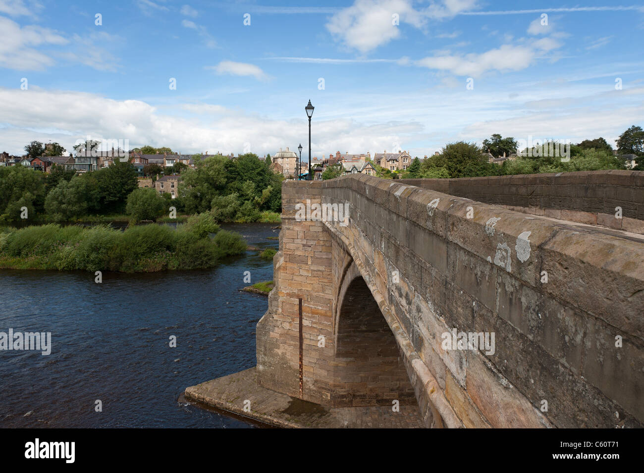 The bridge over the River Tyne at Corbridge Stock Photo - Alamy