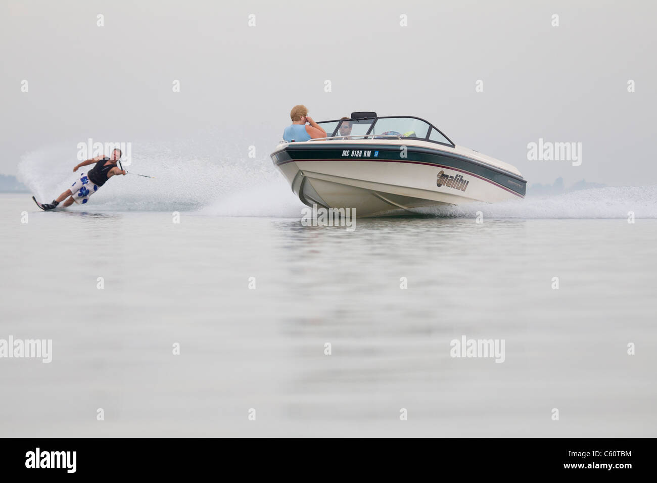 Slalom skier water hi-res stock photography and images - Alamy