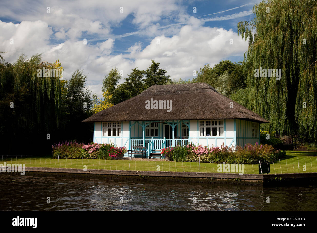 Beautiful cottages on the River Bure Norfolk Broads near Wroxham ...
