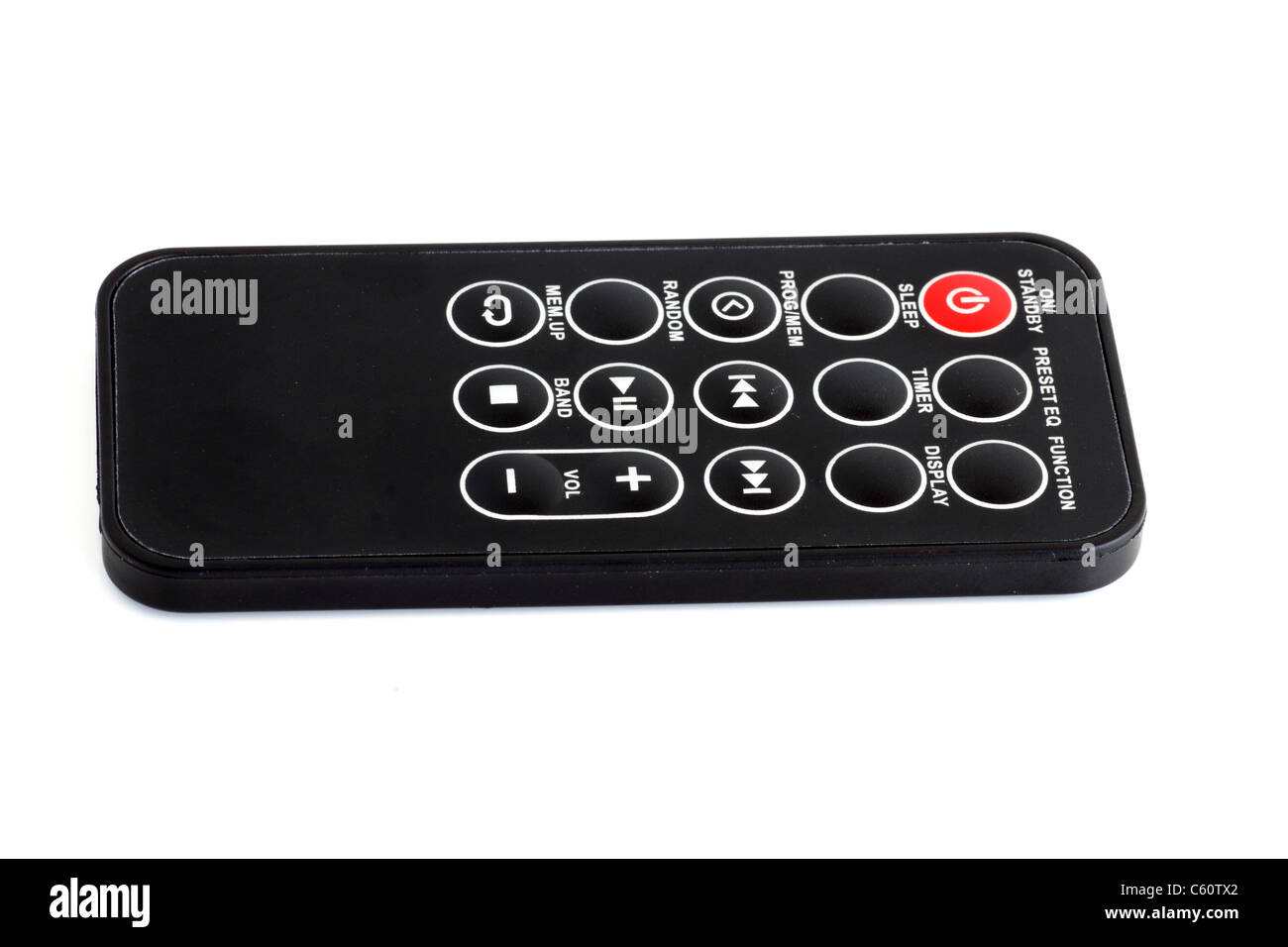 Closeup of a universal remote control Stock Photo - Alamy