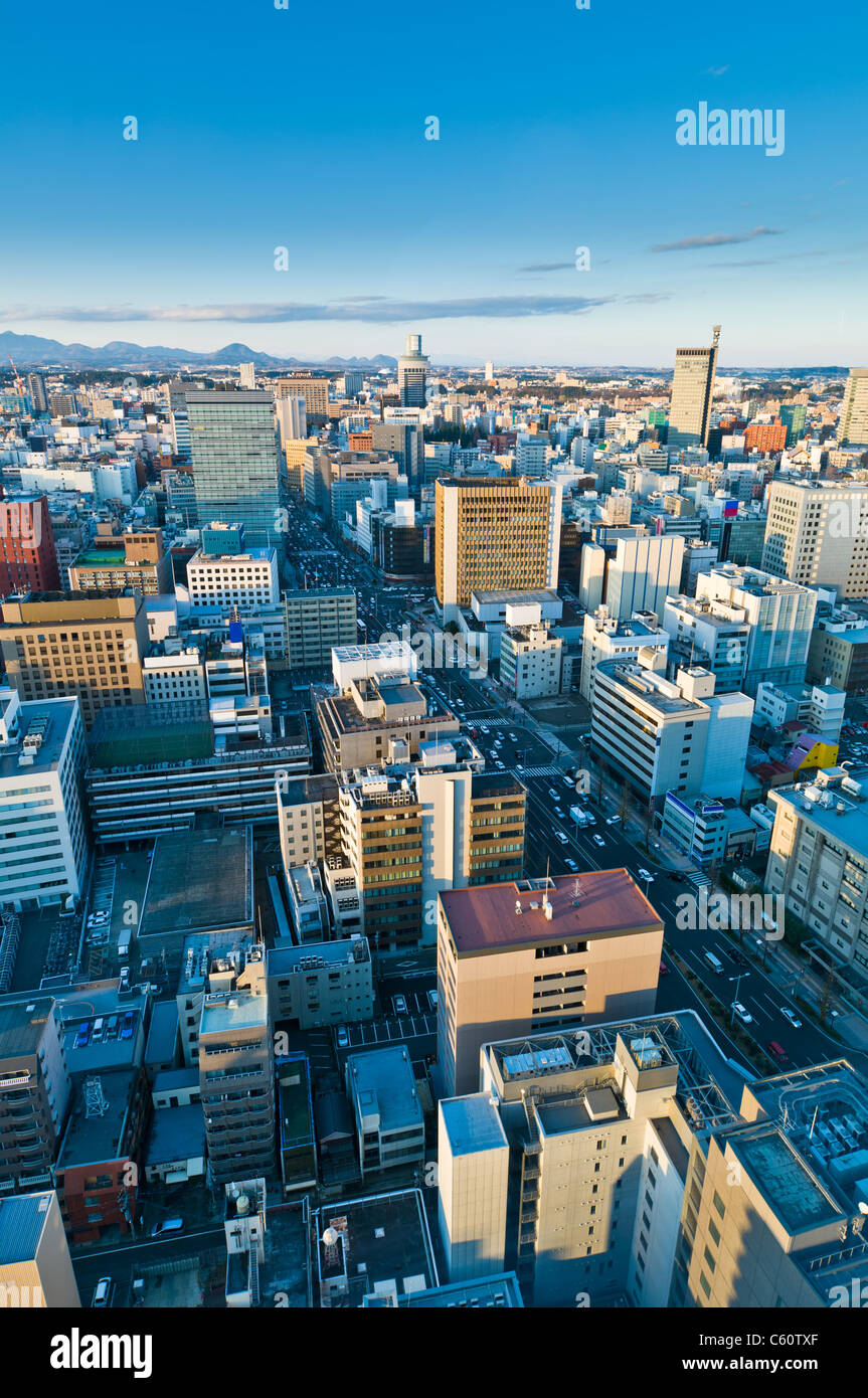 A cold winter day in Sendai Japan Stock Photo - Alamy