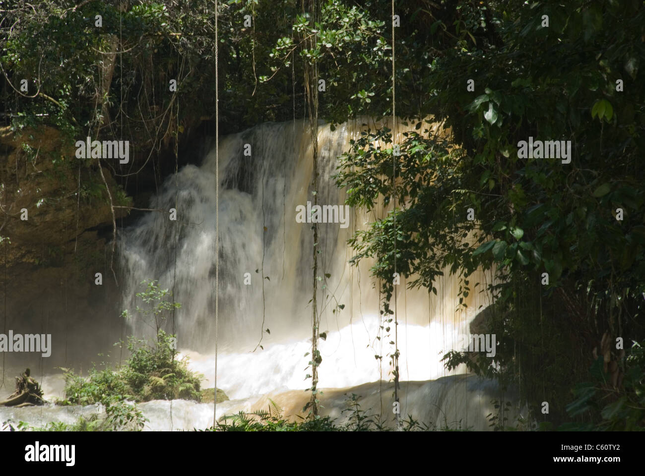 YS Falls, St Elizabeth, Jamaica Stock Photo - Alamy