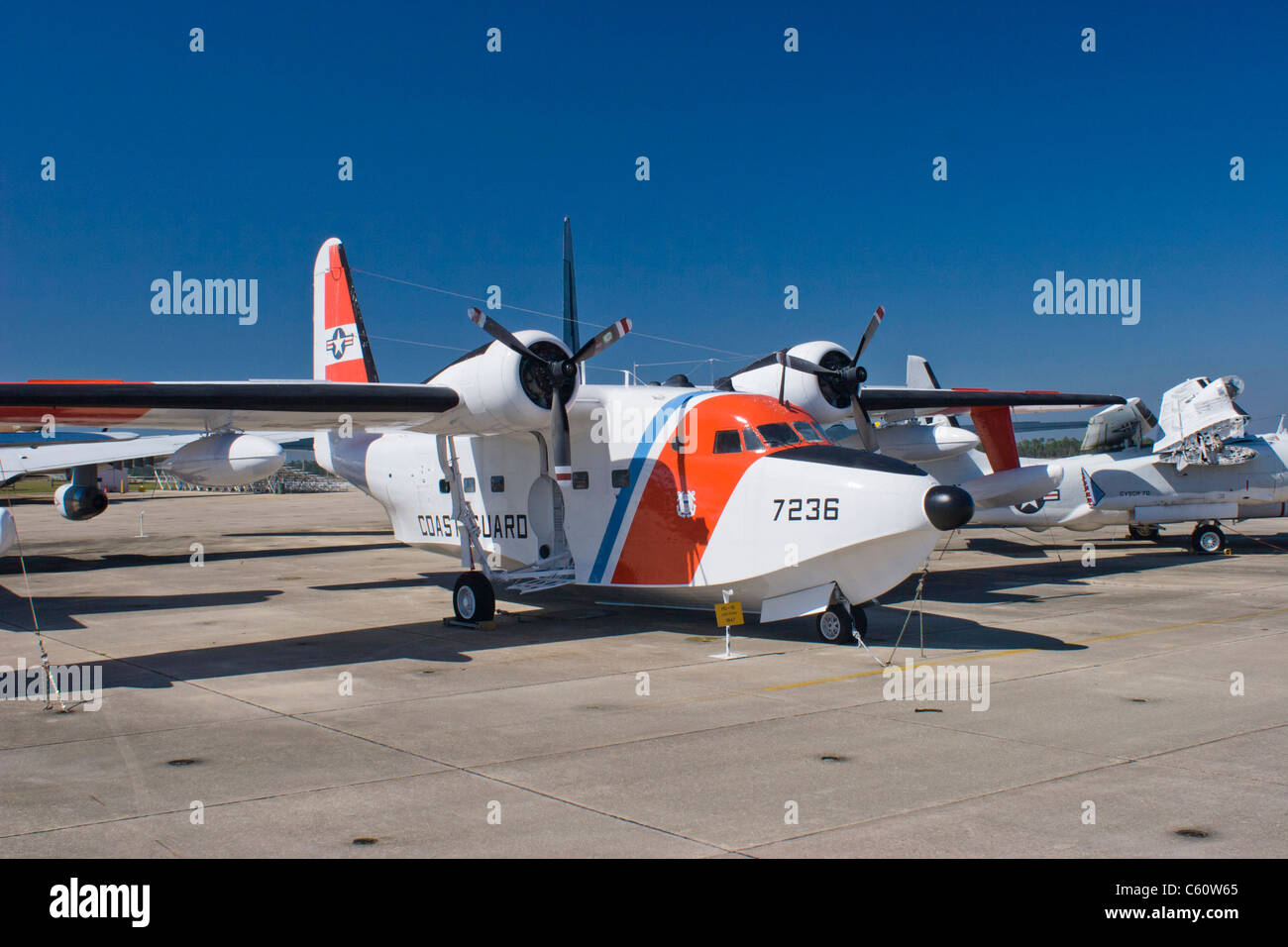 1947 HU-16 Albatross Amphibian rescue aircraft at the Naval Air Museum ...