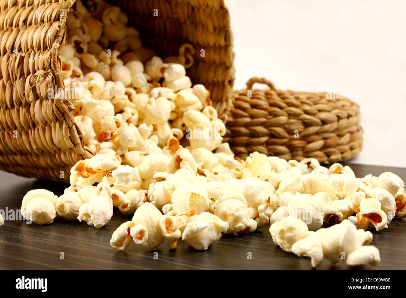 popcorn spreading on ground Stock Photo - Alamy