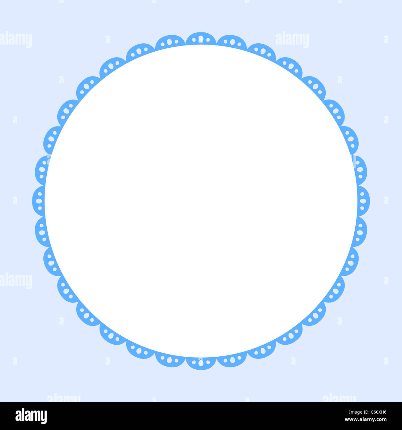 Blue circular frame hi-res stock photography and images - Alamy