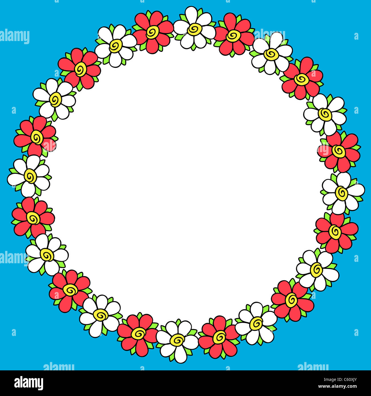 Circular frame illustration - Exclusive to Alamy only Stock Photo - Alamy