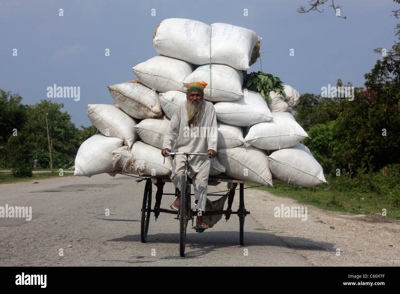 Man powered delivery vehicle hi-res stock photography and images - Alamy