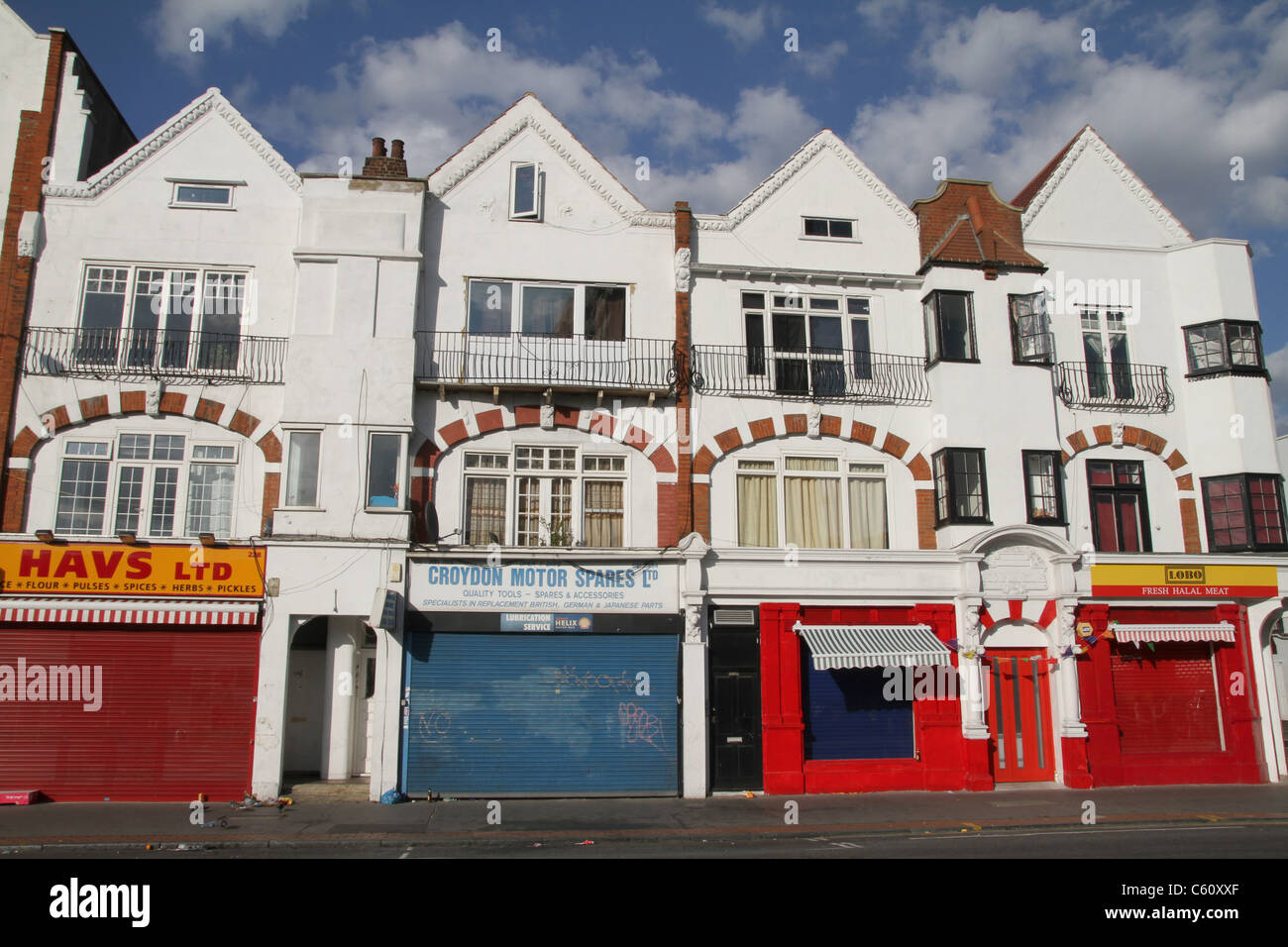 Shops, houses and property closed to avoid damage by riots and looting ...