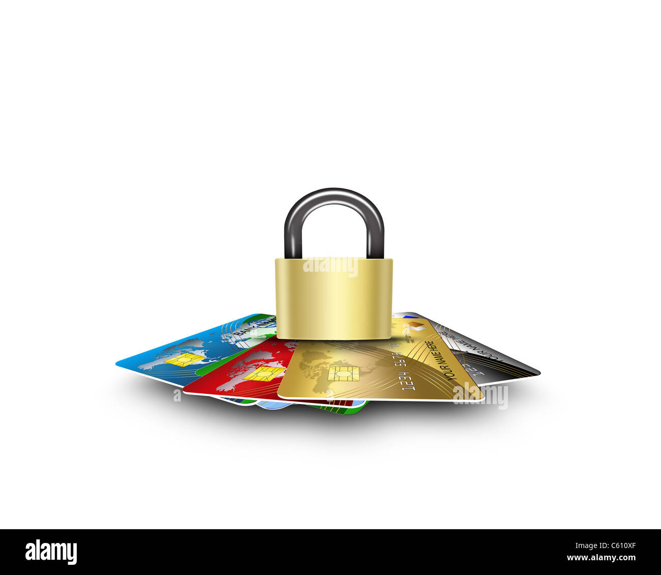 Close up secure payment Cut Out Stock Images & Pictures - Alamy