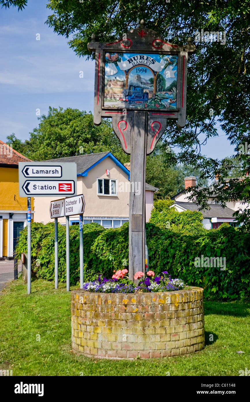 Bures village hi-res stock photography and images - Alamy
